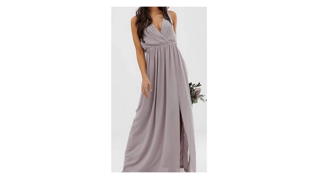 Petite maxi dresses under $100 for beach and wedding from Asos, Boohoo